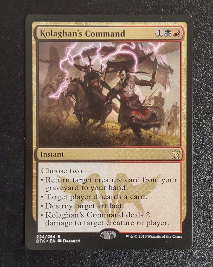 Kolaghan's Command - MTG Proxy Dragons of Tarkir - Proxy King
