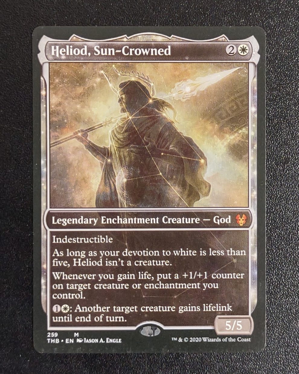 Heliod, Sun-Crowned (Showcase) - MTG Proxy Theros Beyond Death - Proxy King