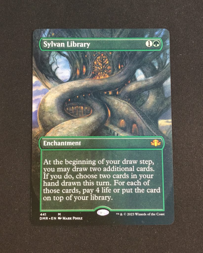 Sylvan Library (Borderless) - MTG Proxy Dominaria Remastered - Proxy King