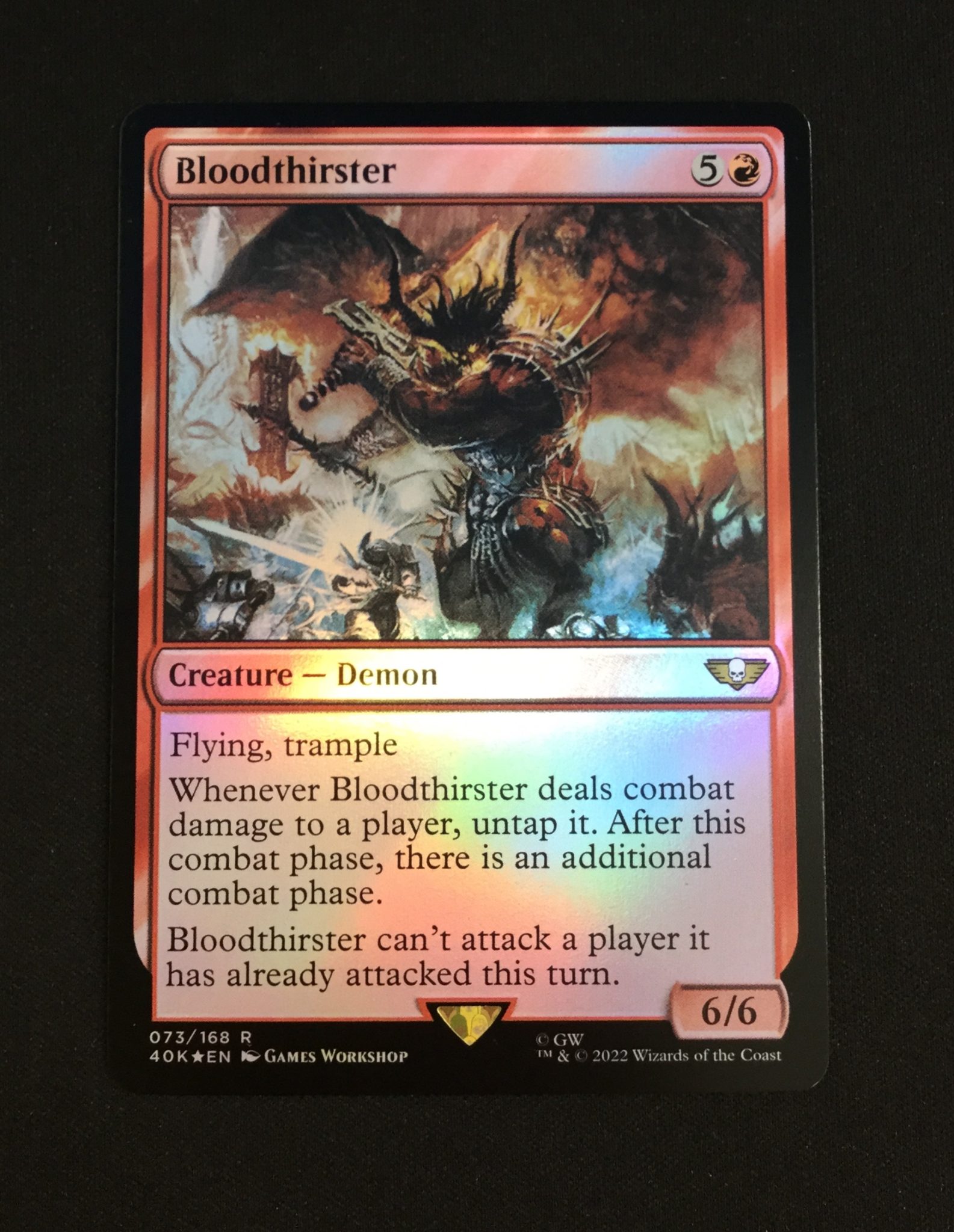 Bloodthirster (FOIL) - MTG Proxy Universes Beyond: Warhammer 40,000 ...