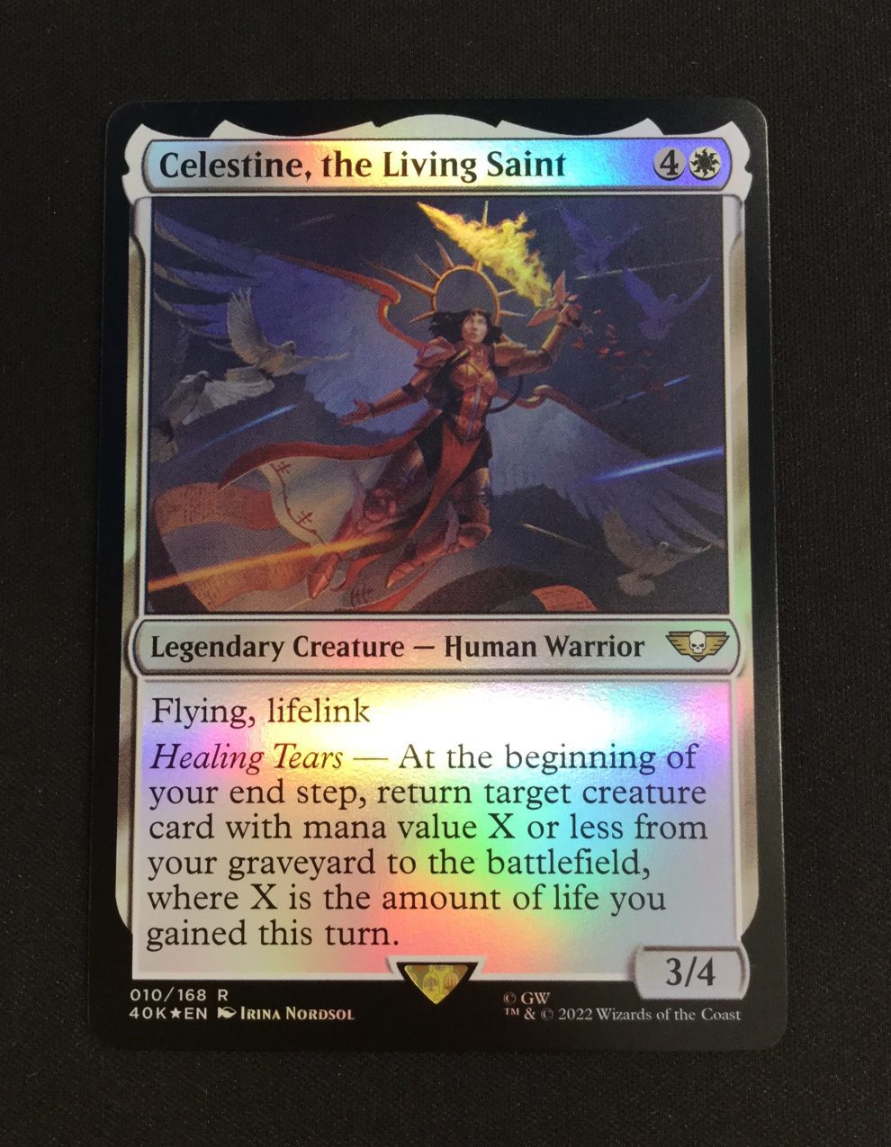 Celestine, the Living Saint (FOIL) - MTG Proxy Warhammer 40,000 - Proxy ...