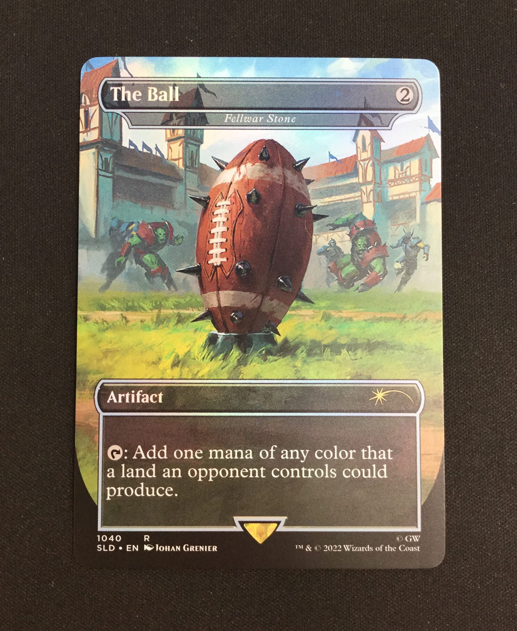The Ball (FOIL Borderless) -MTG Proxy Fellwar Stone -SLD - Proxy King