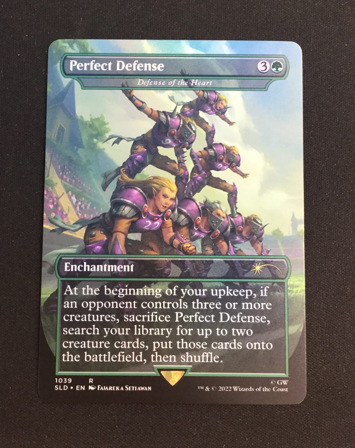 Perfect Defense - Defense of the Heart (Borderless) - MTG Proxy SLD ...