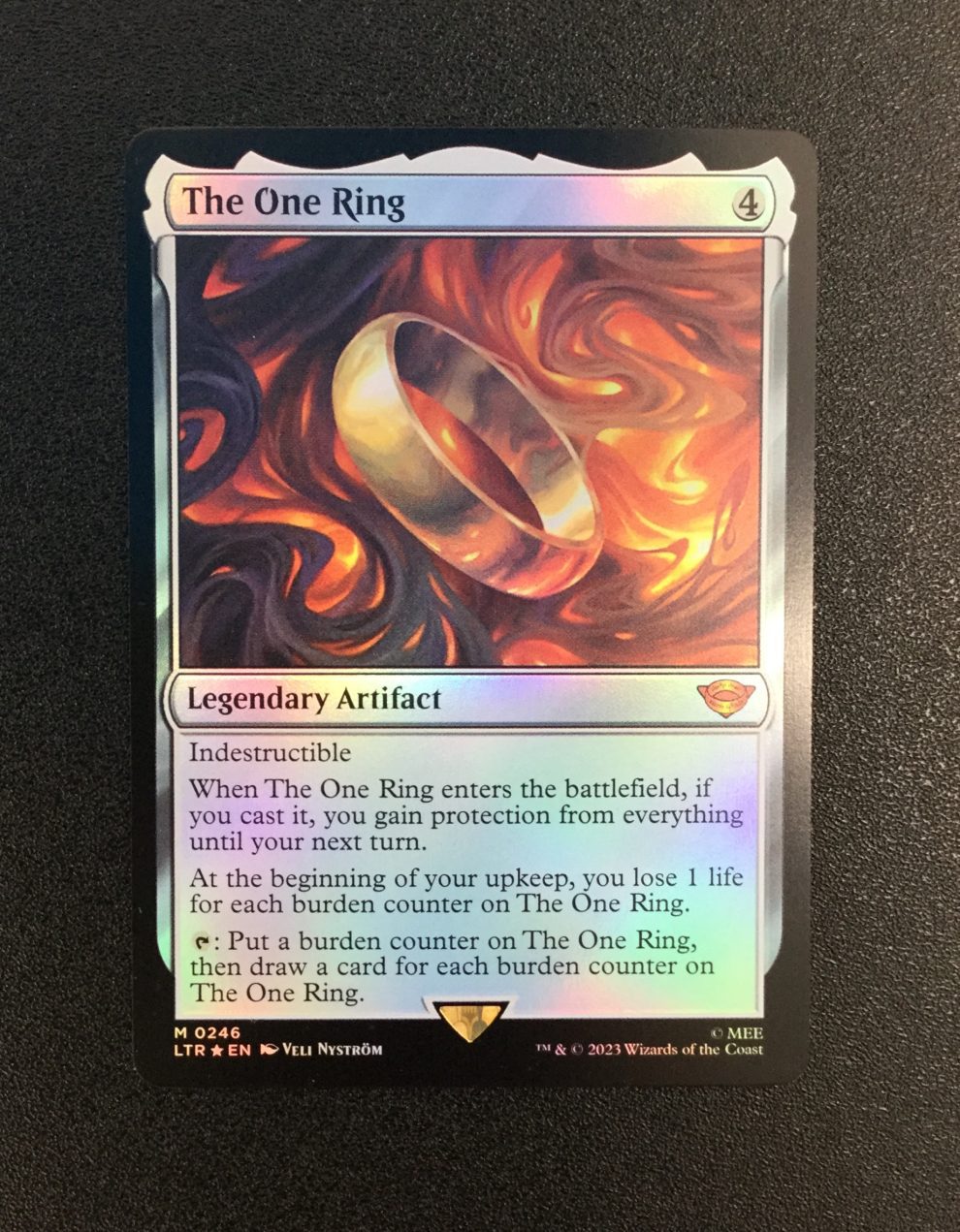 The One Ring (FOIL) - MTG Proxy: The Lord of the Rings: Tales of Middle ...