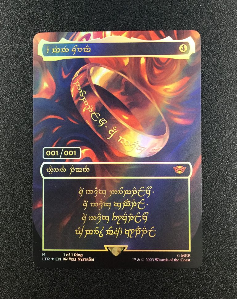 The One Ring Serialized (FOIL) - MTG Proxy The Lord of the Rings: Tales ...