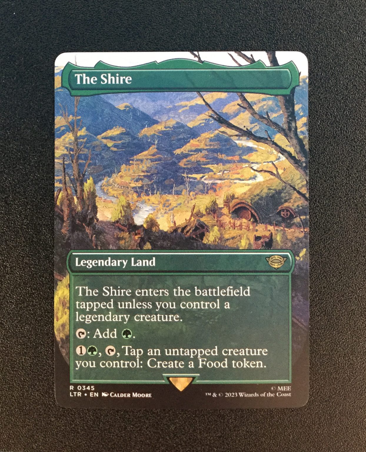 The Shire (Borderless) - MTG Proxy Universes Beyond: The Lord of the ...
