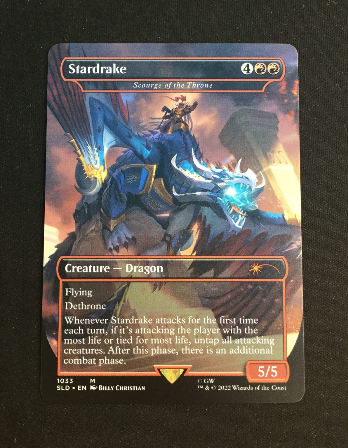 Stardrake - Scourge of the Throne (Borderless) - MTG Proxy SLD - Proxy King
