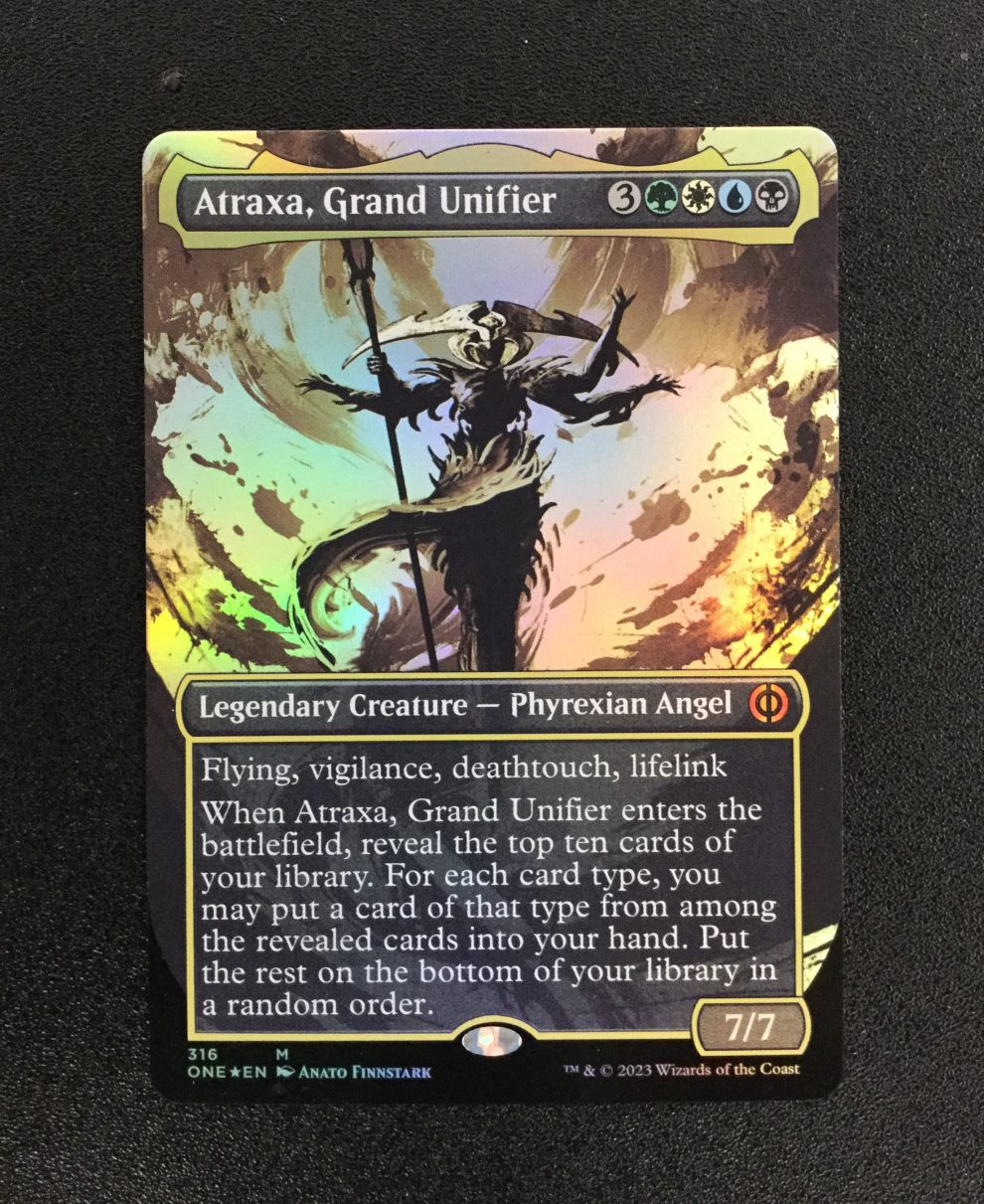 Atraxa, Grand Unifier (FOIL Showcase) - MTG Proxy Phyrexia: All Will Be ...