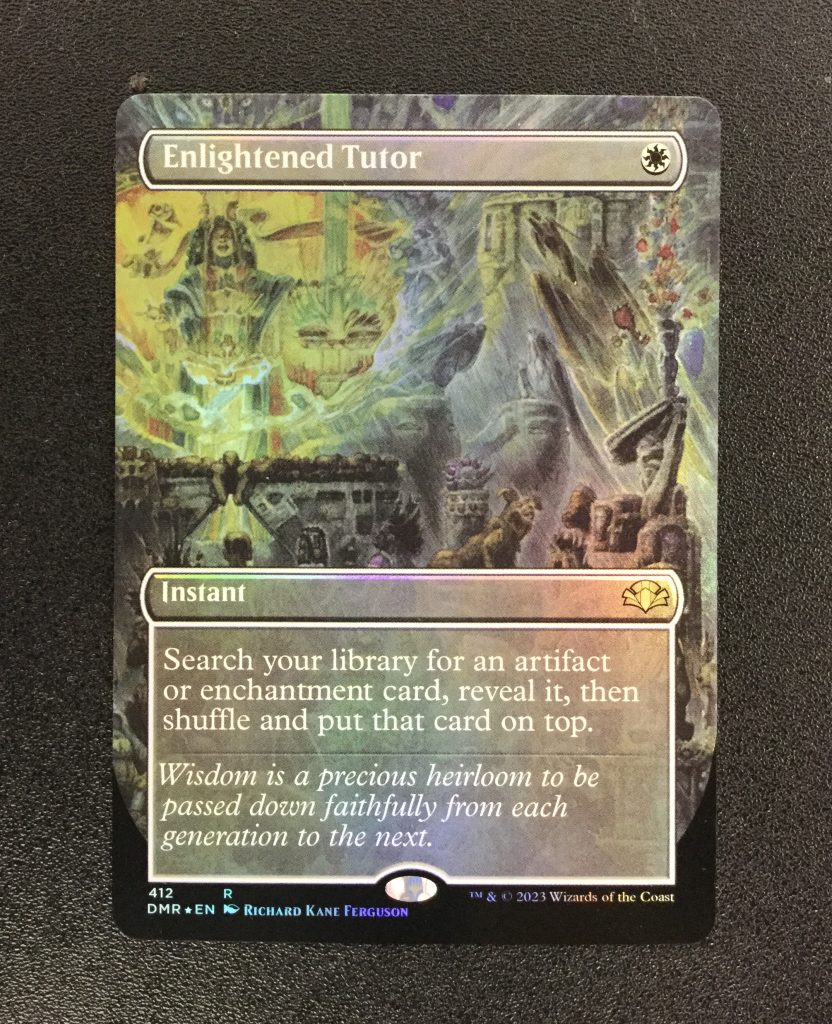 Enlightened Tutor (FOIL Borderless) - MTG Proxy Dominaria Remastered - Proxy King