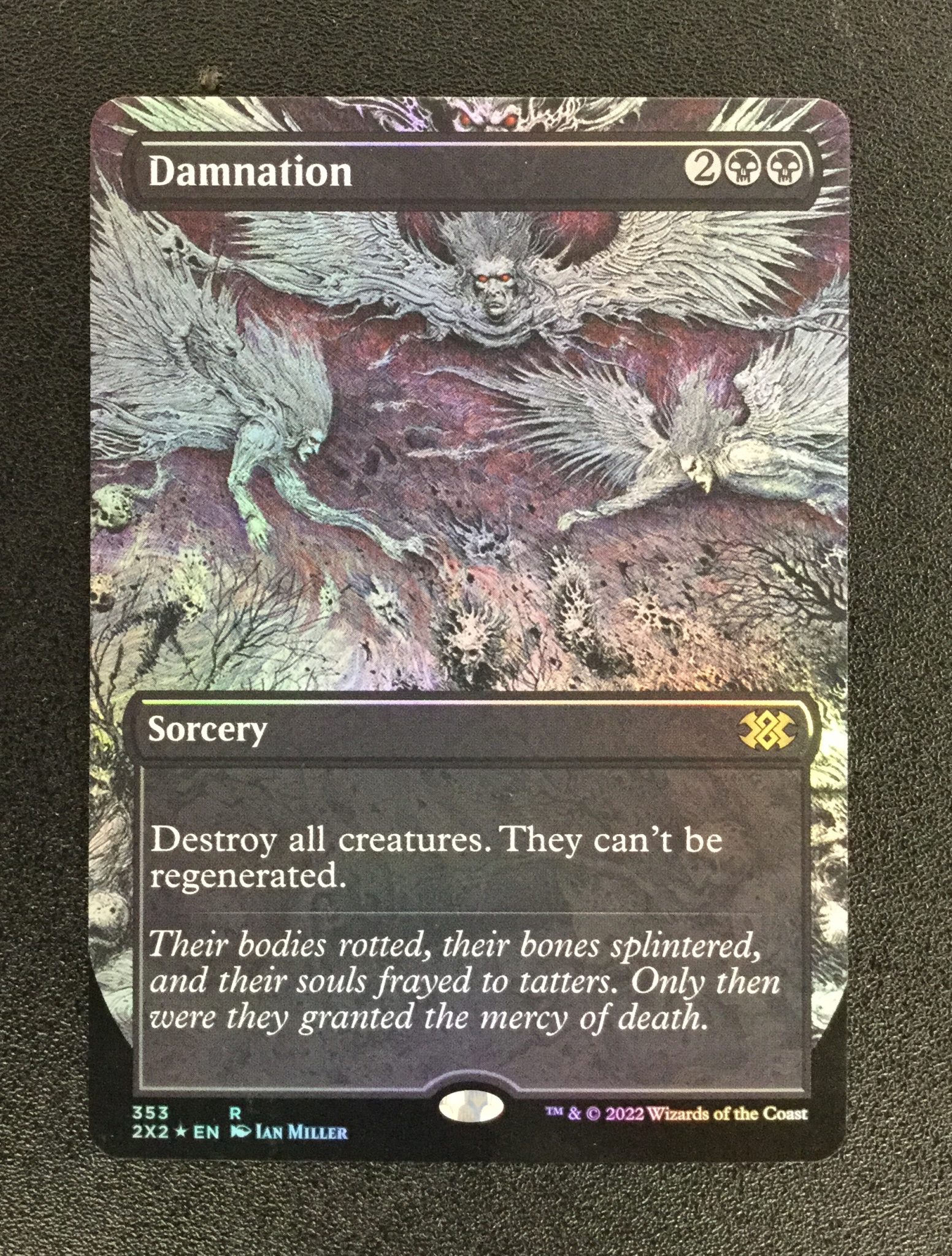 Damnation (FOIL Borderless) - MTG Proxy Double Masters 2022 - Proxy King