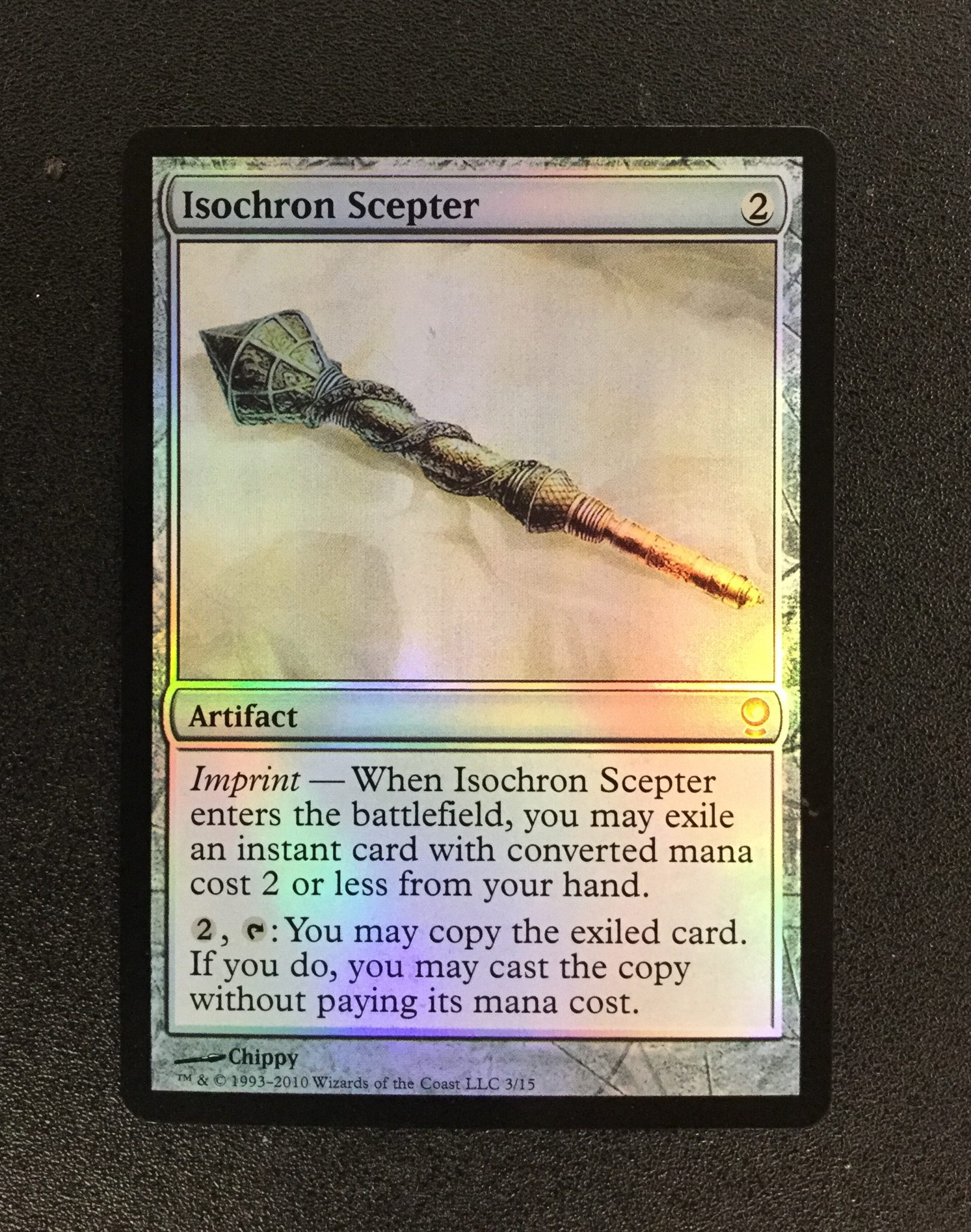 Isochron Scepter (FOIL Borderless) - MTG Proxy From the Vault: Relics ...
