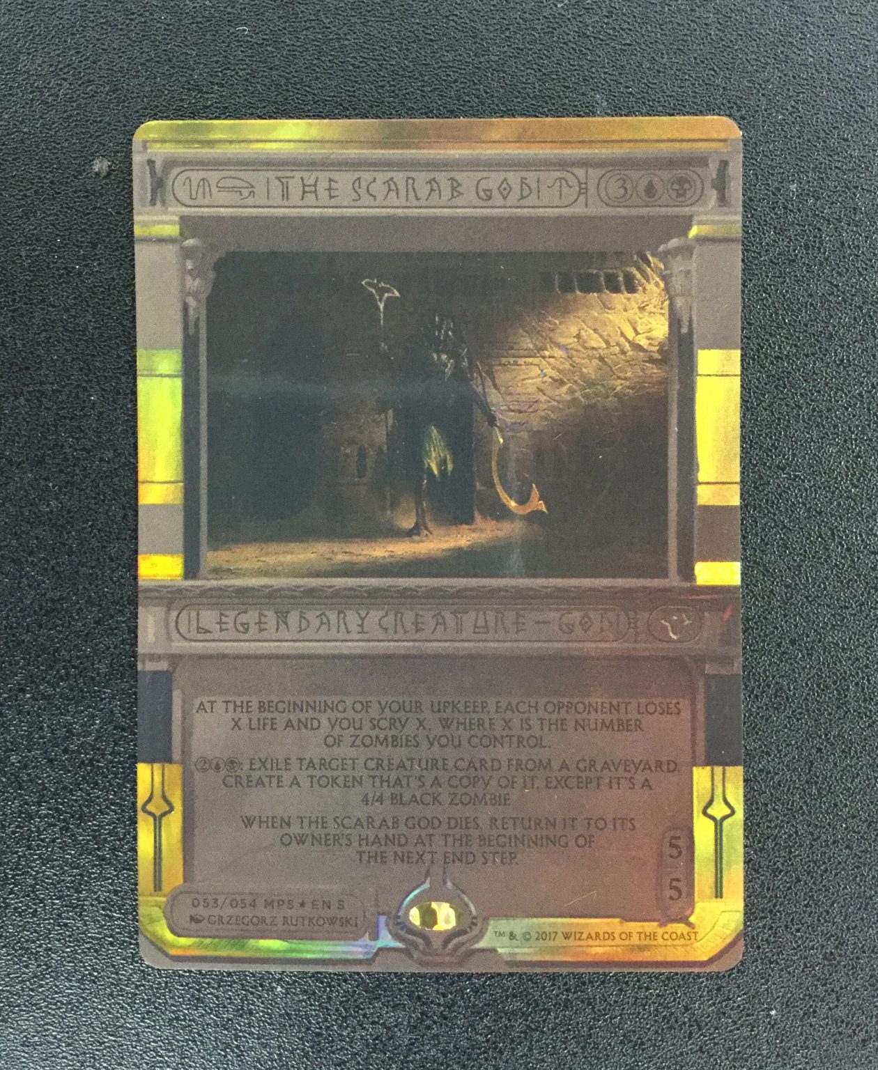 The Scarab God (FOIL) - MTG Proxy Masterpiece Series: Amonkhet ...