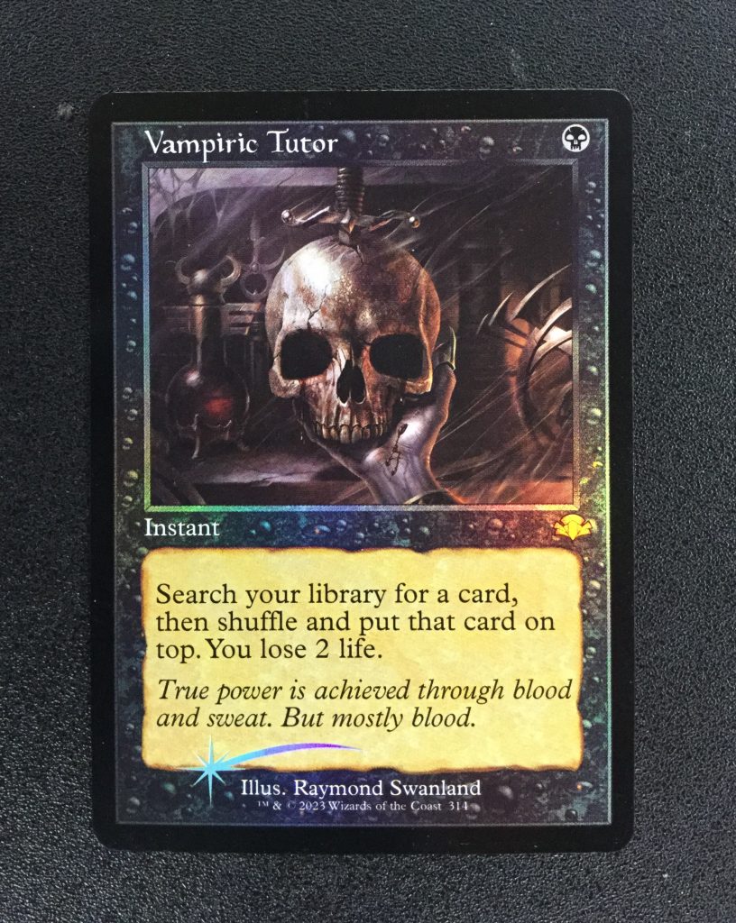 Vampiric Tutor (FOIL Retro Frame) - MTG Proxy Dominaria Remastered ...