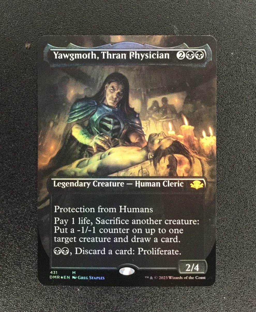 Yawgmoth, Thran Physician (FOIL Borderless) - MTG Proxy Dominaria Remastered - Proxy King