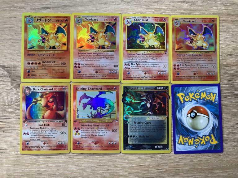 Charizard Vintage Collection (Holo) - Pokémon Proxy Cards 7x - Proxy King
