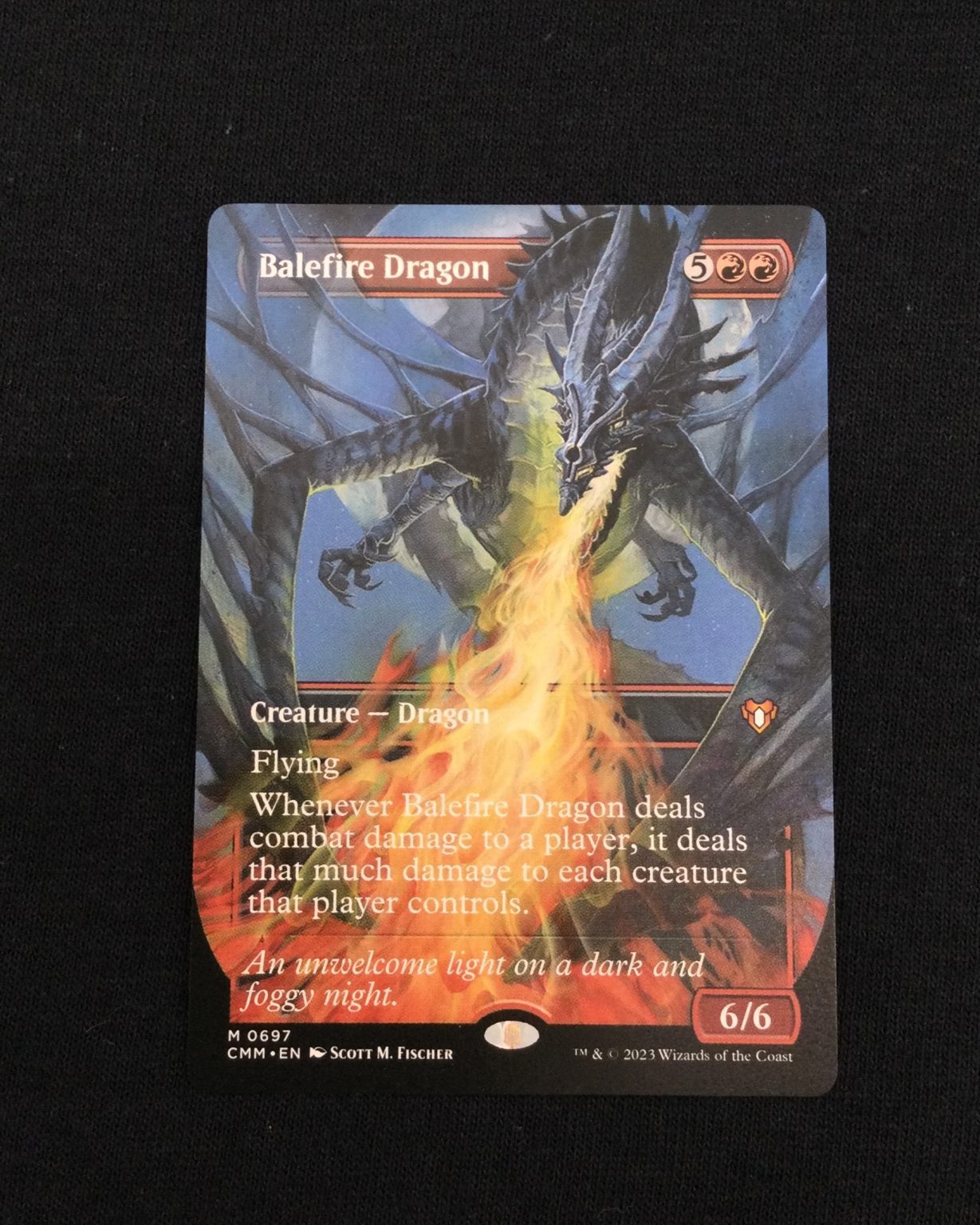 Balefire Dragon (Borderless) - MTG Proxy Commander Masters - Proxy King