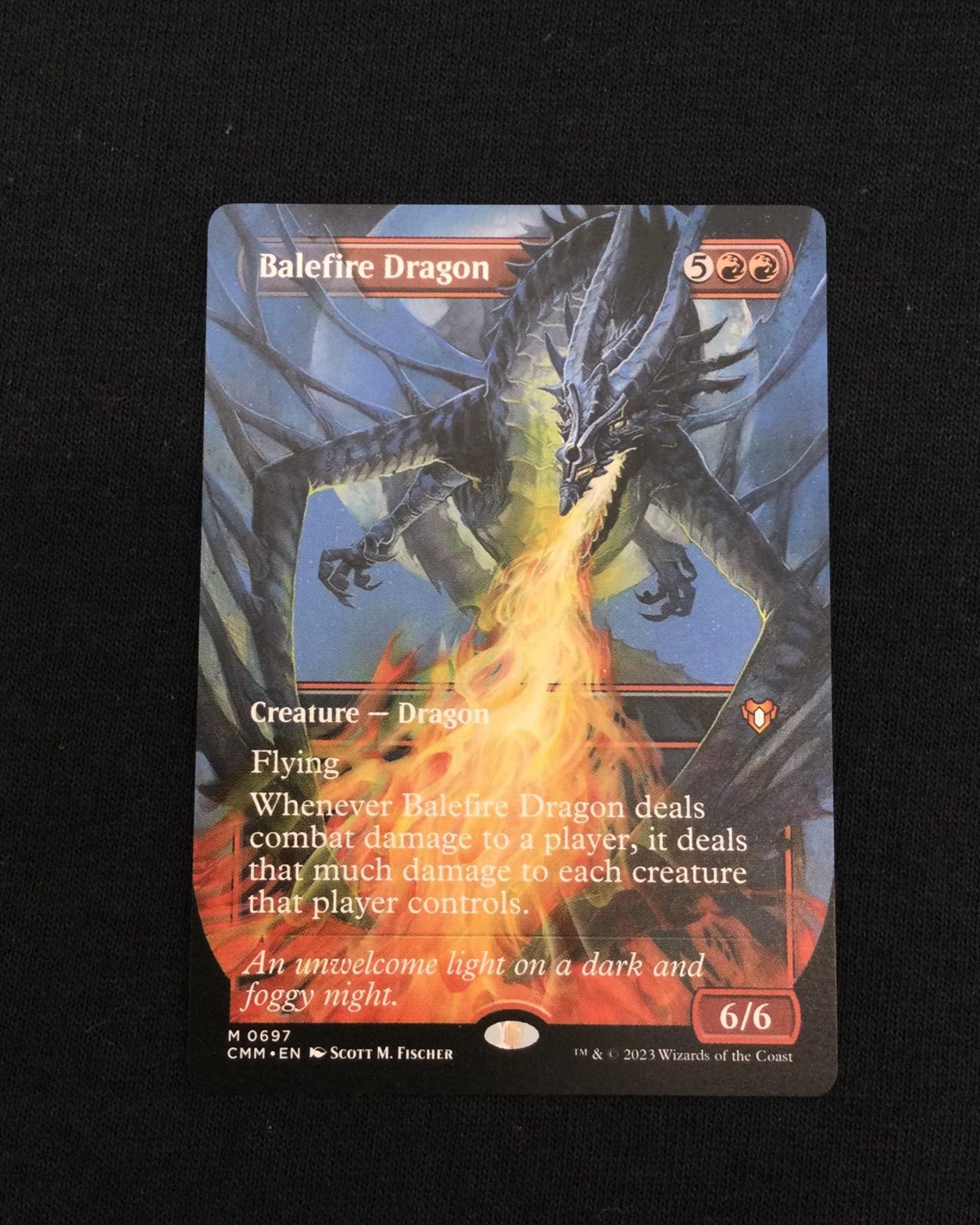 Balefire Dragon (Borderless) - MTG Proxy Commander Masters - Proxy King
