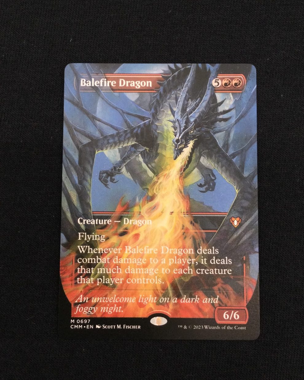 Balefire Dragon (Borderless) - MTG Proxy Commander Masters - Proxy King
