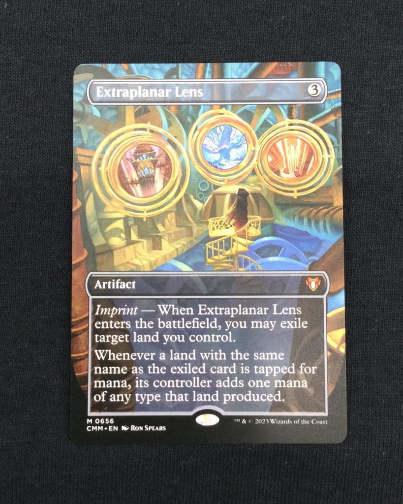 Extraplanar Lens (Borderless) - MTG Proxy Commander Masters - Proxy King