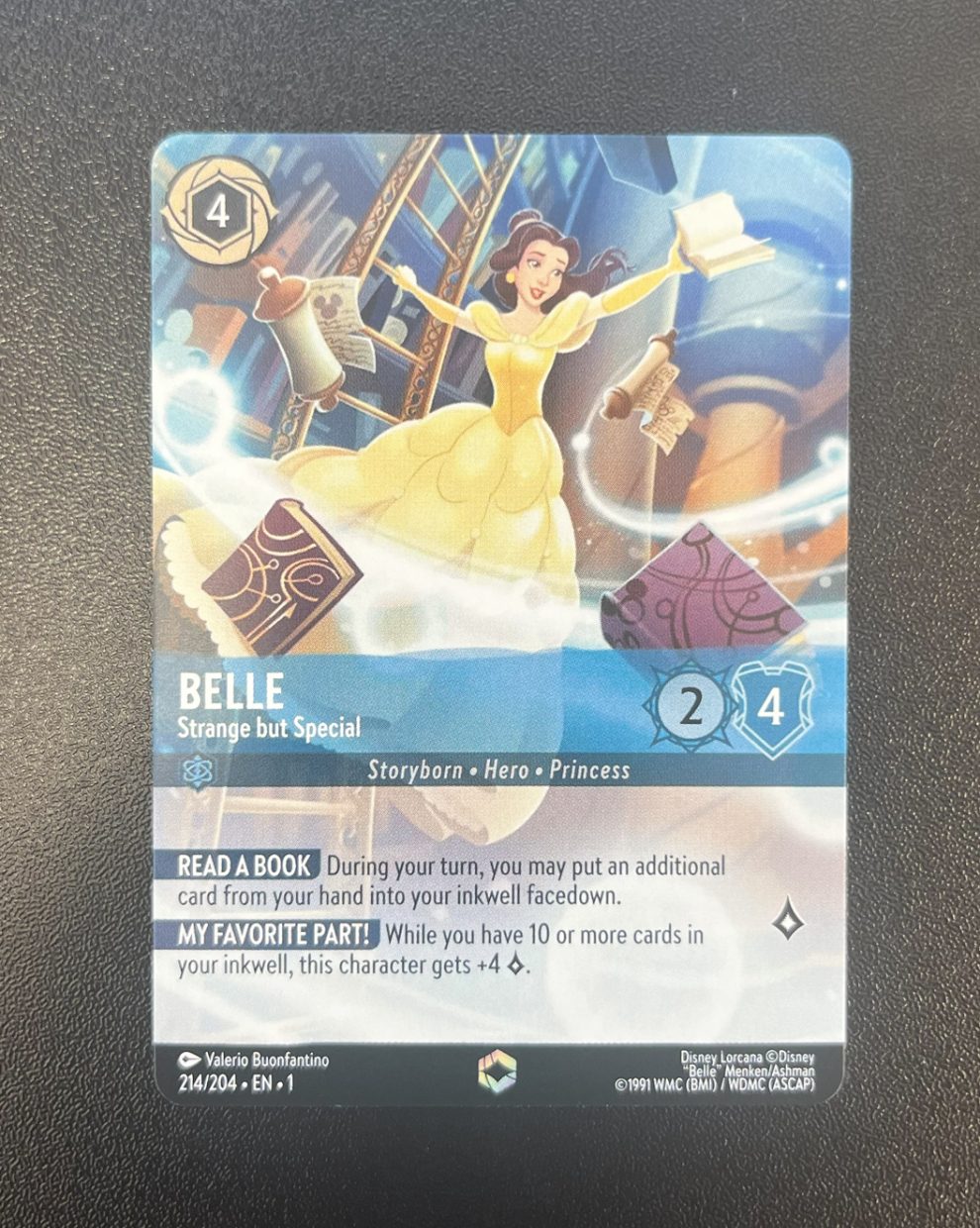 Belle Strange But Special (Alternate Art) - Disney's Lorcana Card Proxy ...
