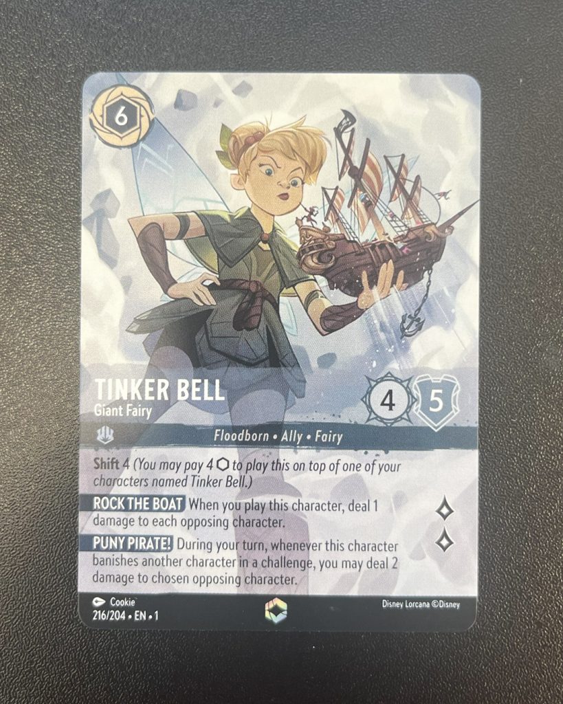 Tinker Bell Giant Fairy (Alternate Art) - Disney's Lorcana Proxy Card ...
