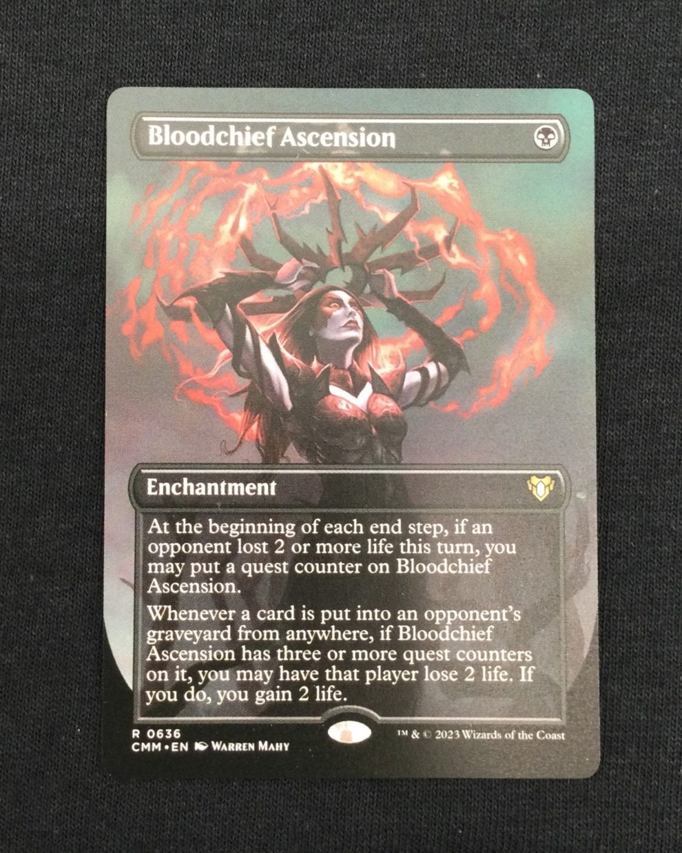 Bloodchief Ascension (Borderless) - MTG Proxy Commander Masters - Proxy ...