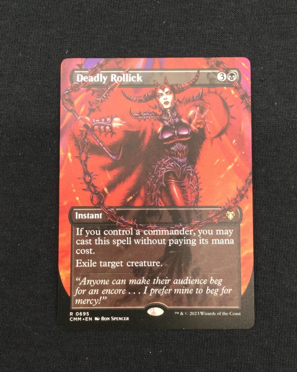 Deadly Rolick (Borderless) - MTG Proxy Commander Masters - Proxy King