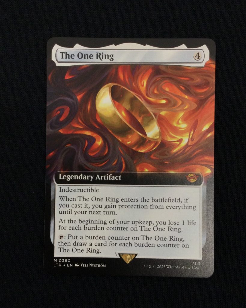 The One Ring (Extended Art) - MTG Proxy Universes Beyond: The Lord of ...