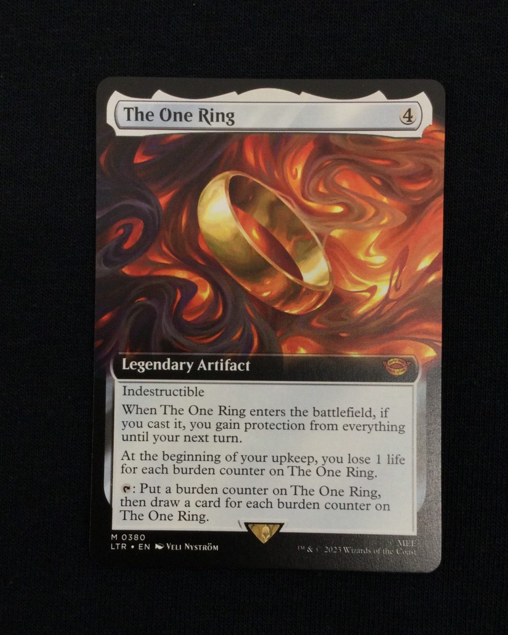 The One Ring (Extended Art) - MTG Proxy Universes Beyond: The Lord of ...