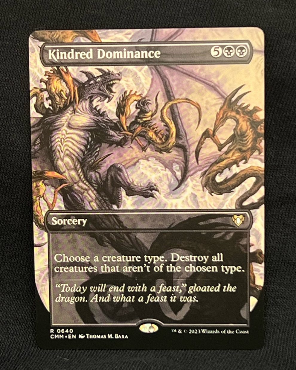Kindred Dominance (Borderless) - MTG Proxy Commander Masters - Proxy King