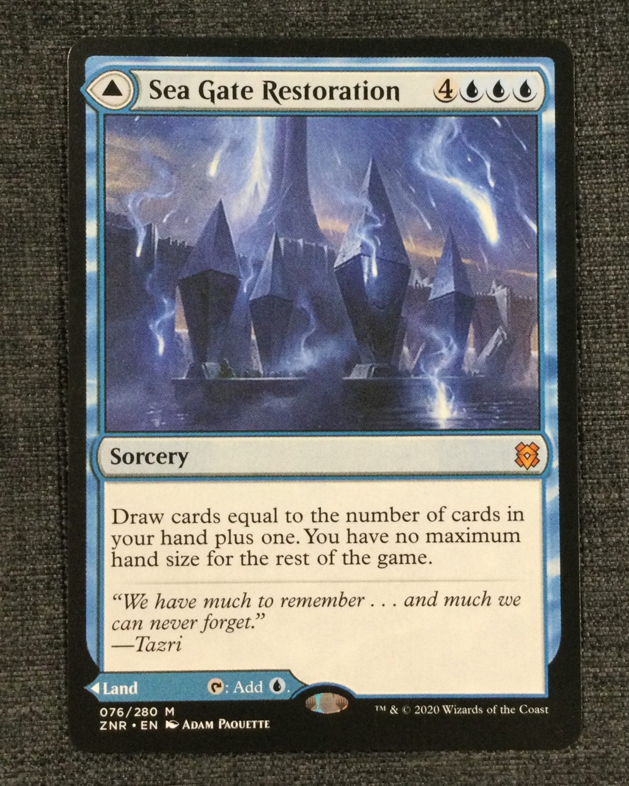 Sea Gate Restoration - MTG Proxy Zendikar Rising - Proxy King