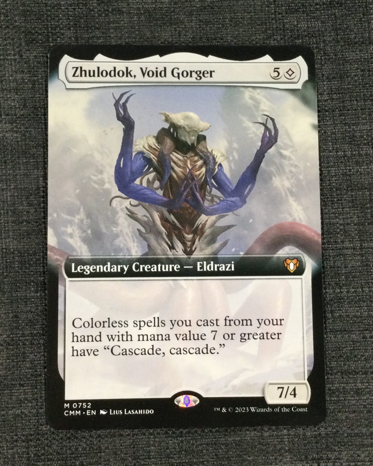 Zhulodok, Void Gorger (Extended Art) - MTG Proxy Commander Masters - Proxy King