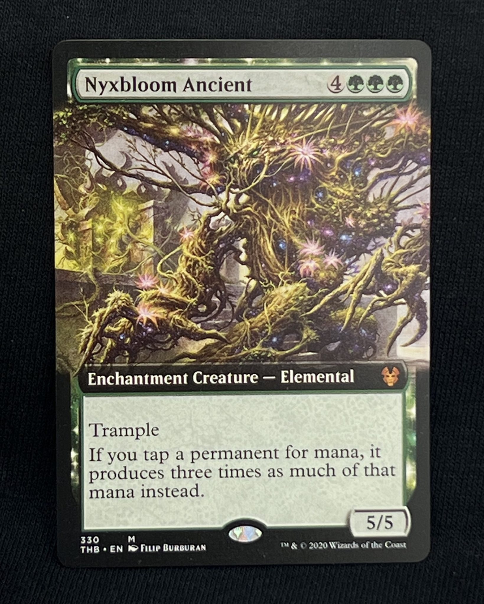 Nyxbloom Ancient (Extended Art) - MTG Proxy Theros Beyond Death - Proxy ...