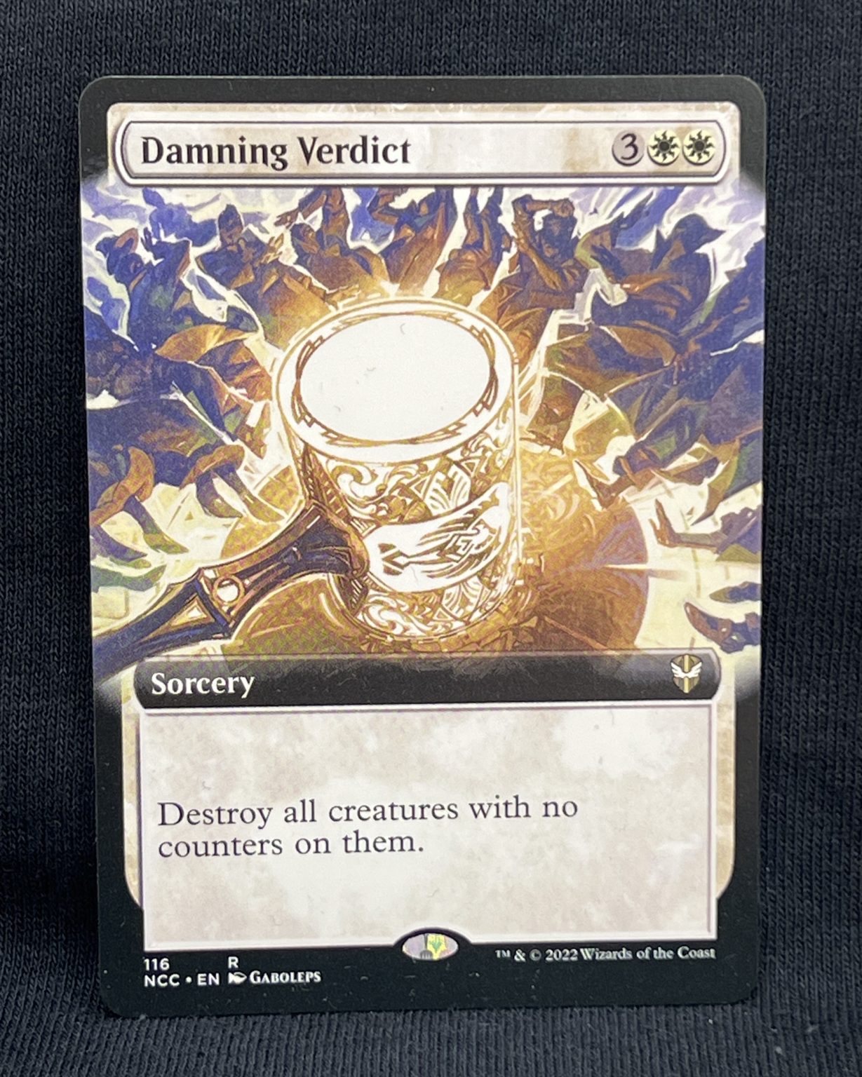 Damning Verdict (Extended Art) - MTG Proxy Commander: Streets of New ...