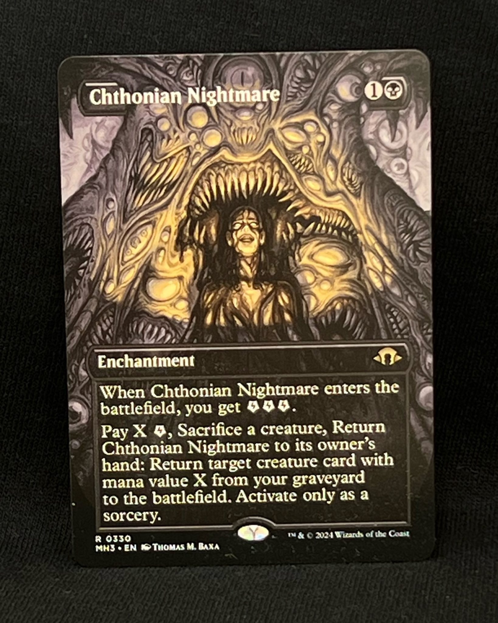 Chthonian Nightmare (Borderless) - MTG Proxy Modern Horizons 3 - Proxy King