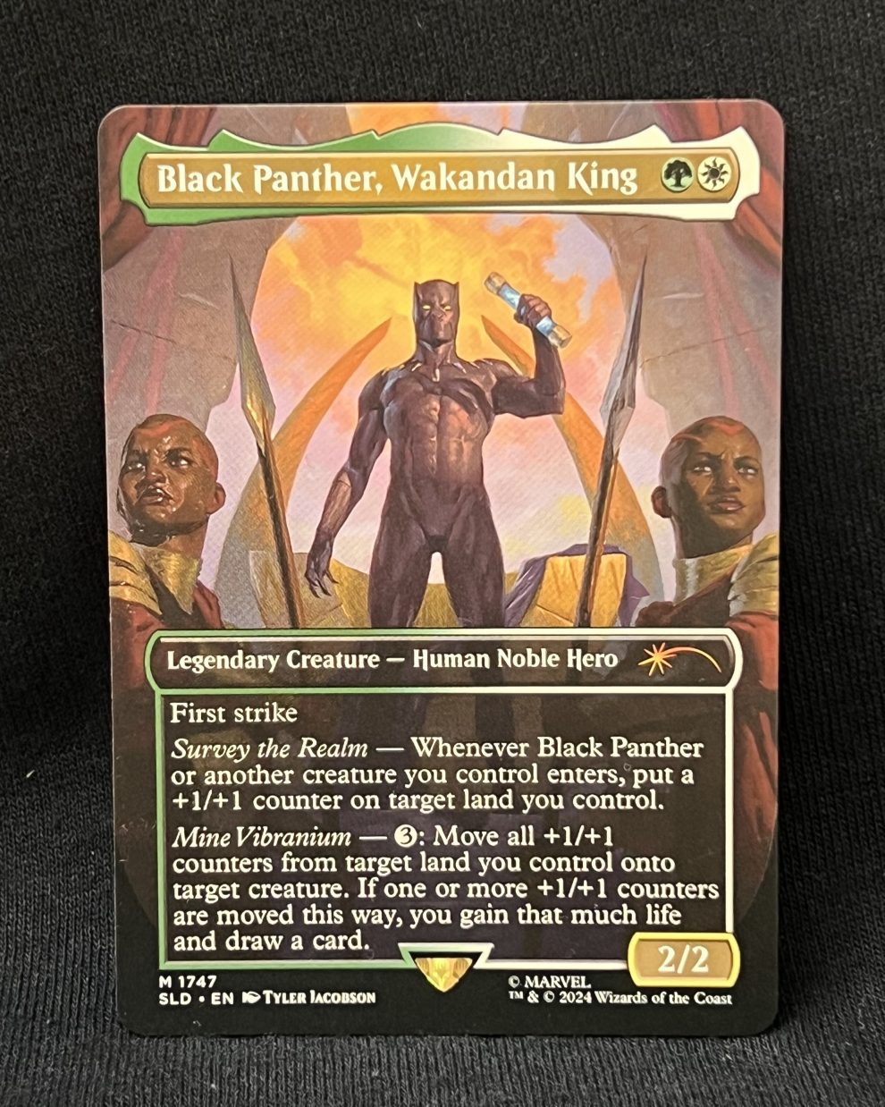 Black Panther, Wakandan King - MTG Proxy Marvel SLD - Proxy King