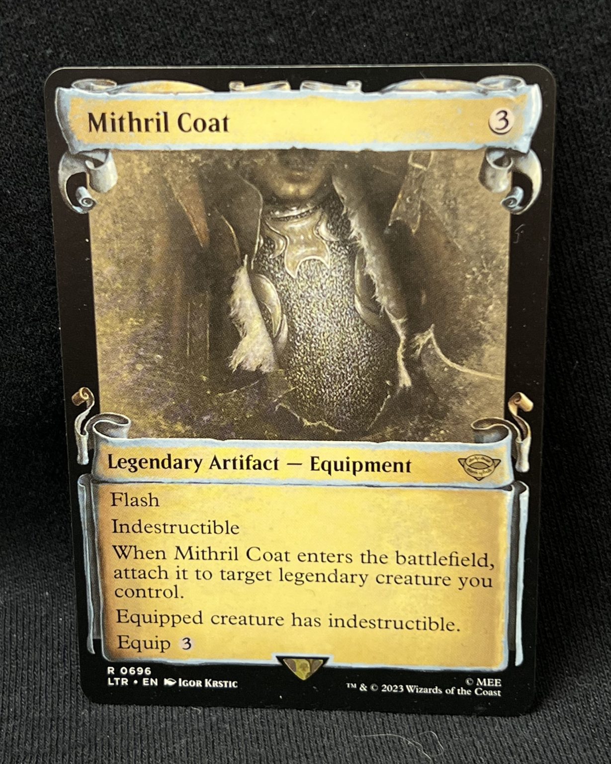 Mithril Coat (Showcase Scrolls) - MTG Proxy Universes Beyond: The Lord ...