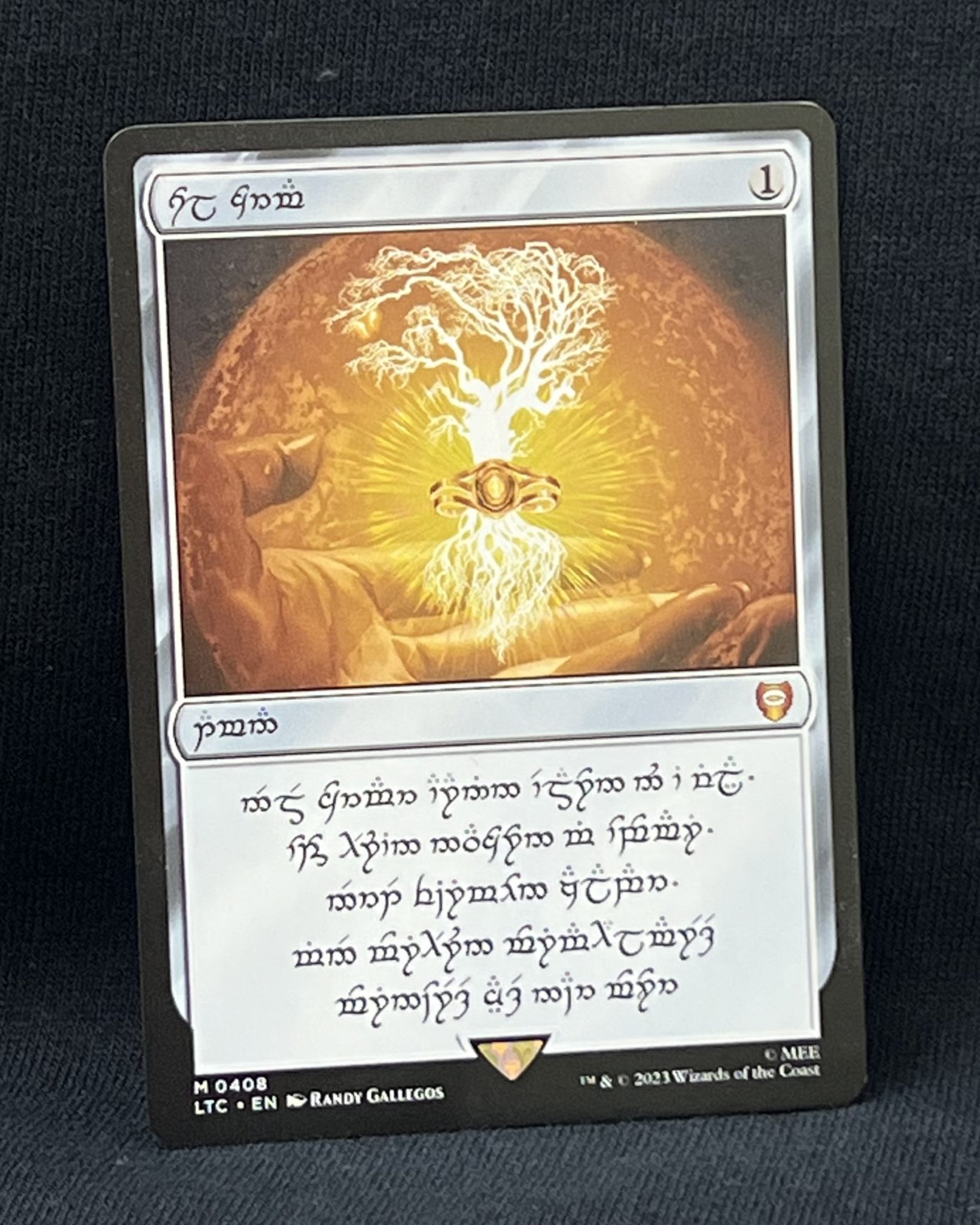Sol Ring - Elven - MTG Proxy Commander: The Lord of the Rings: Tales of ...