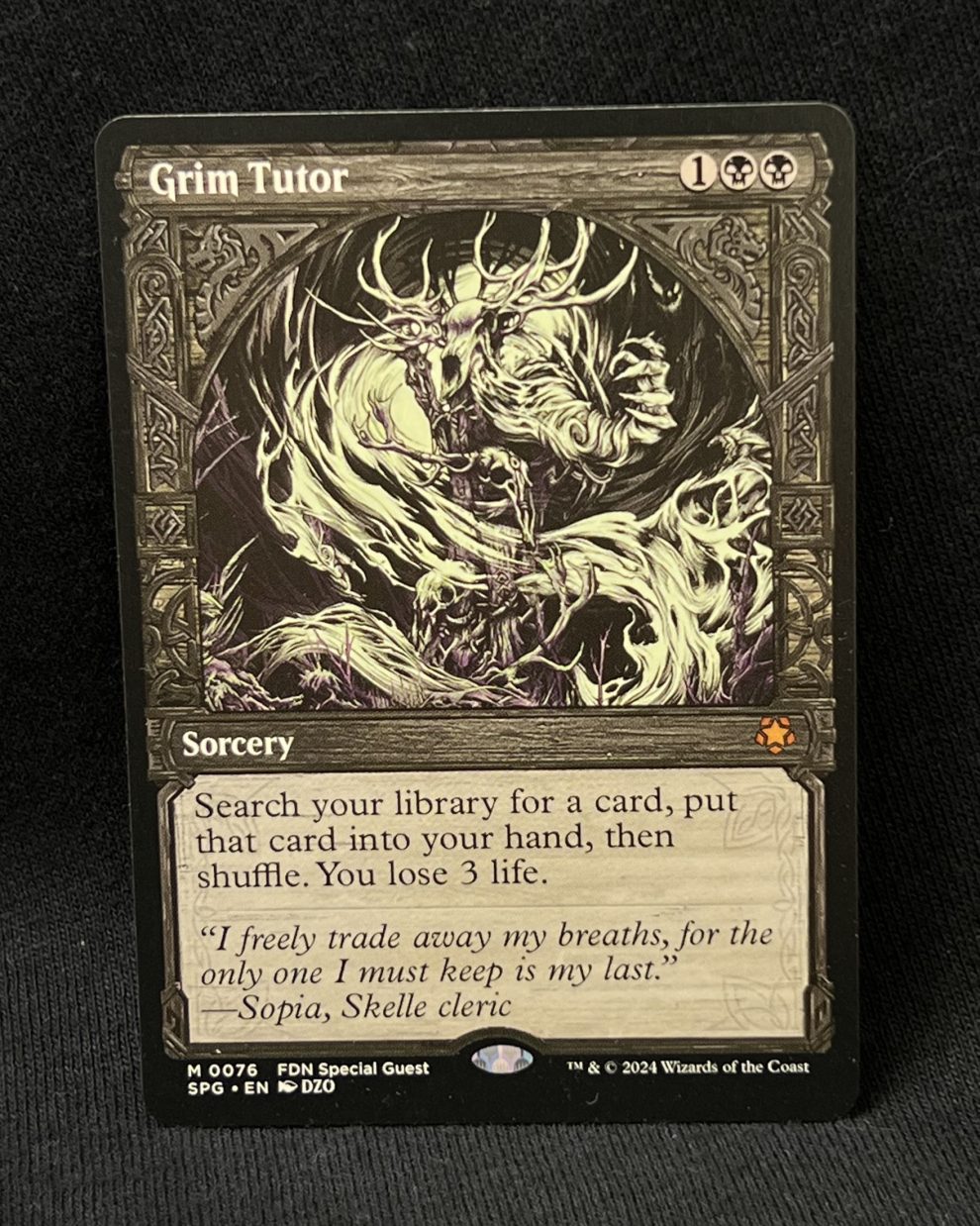 Grim Tutor (Showcase) - MTG Proxy Special Guests - Proxy King