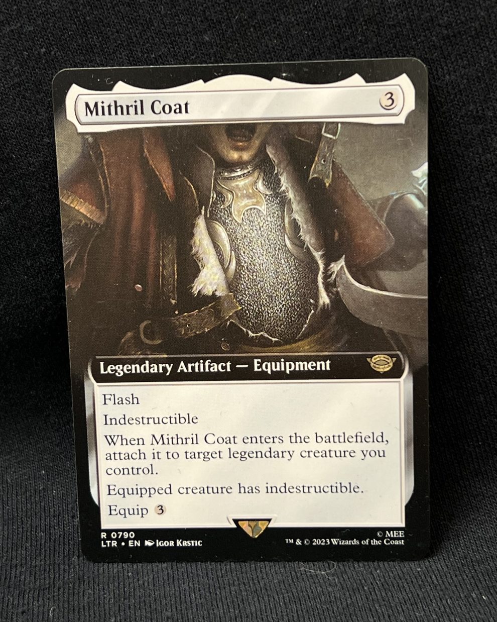 Mithril Coat (Extended Art) - MTG Proxy Universes Beyond: The Lord of ...