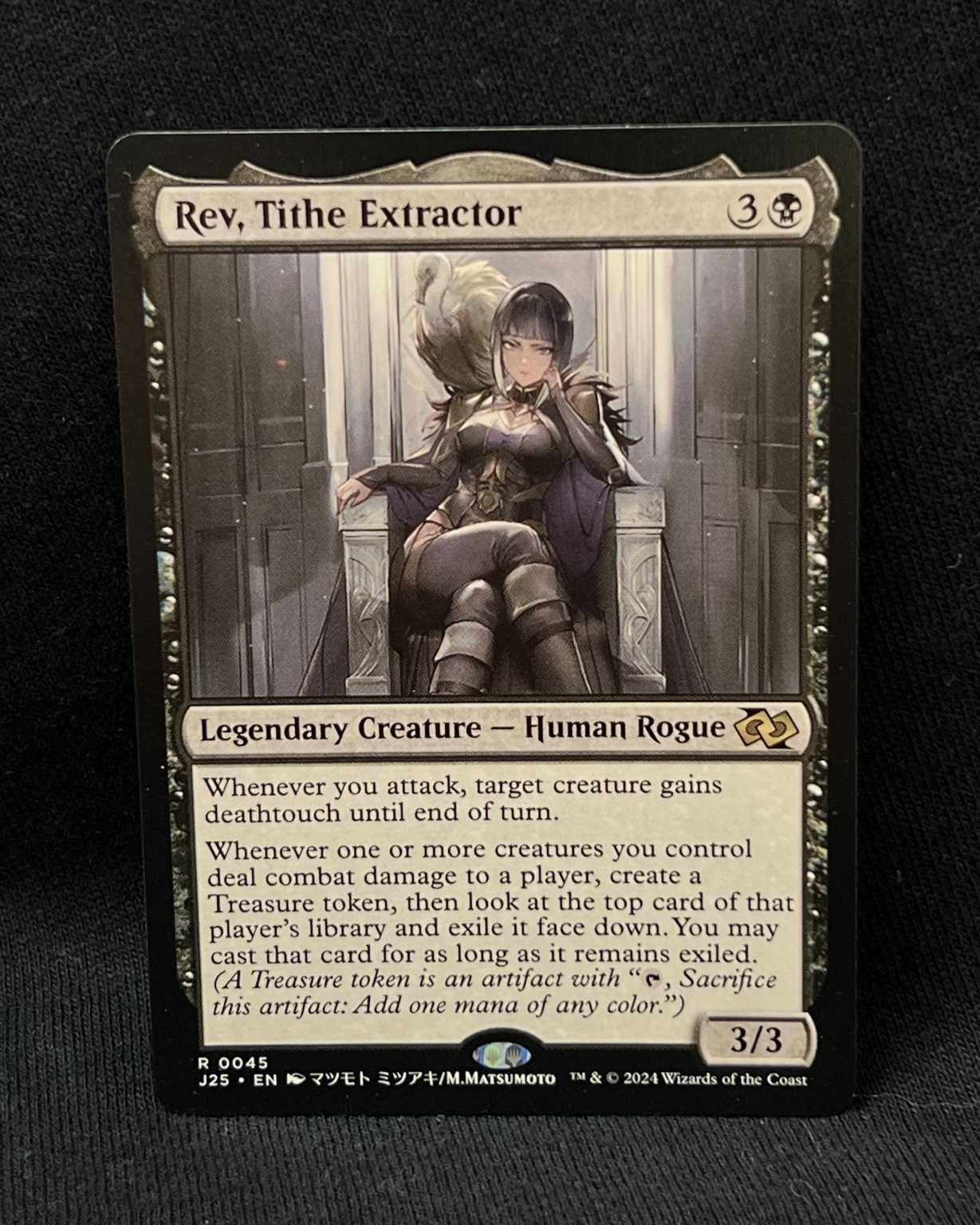 Rev, Tithe Extractor (Anime) - MTG Proxy Foundations Jumpstart - Proxy King