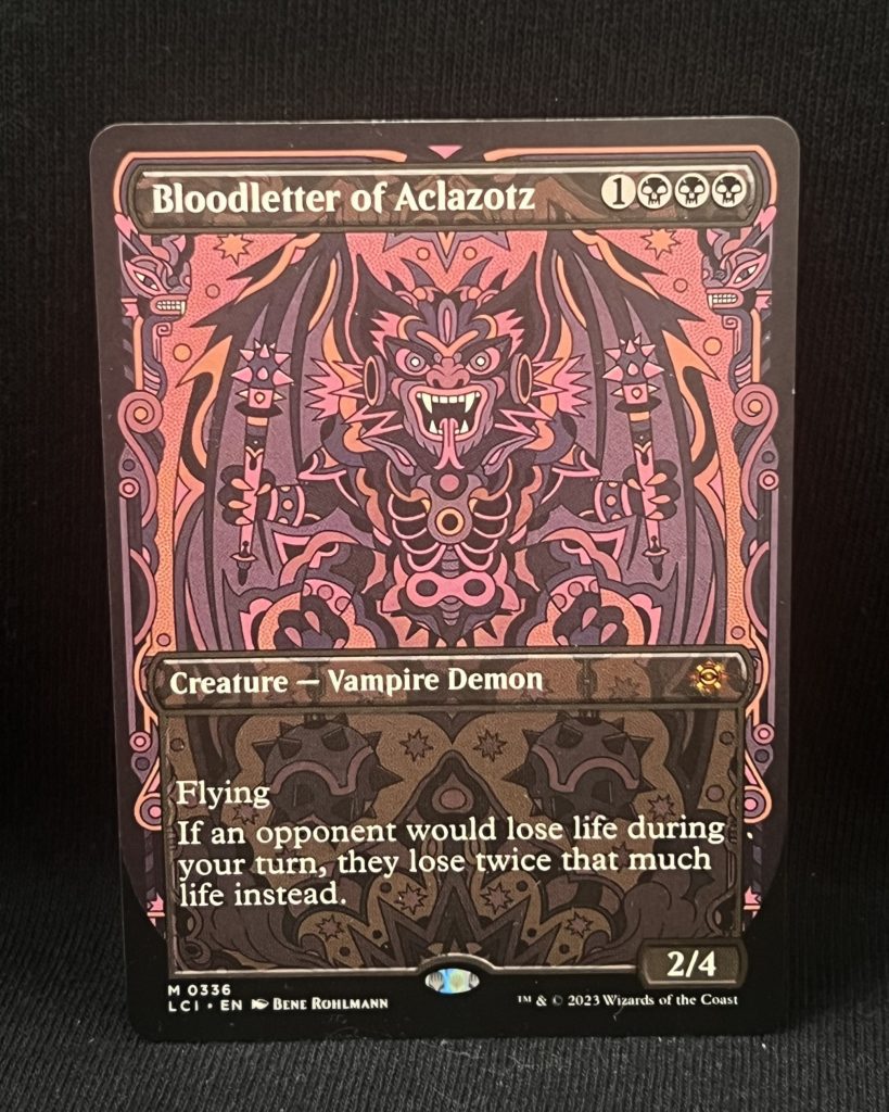 Bloodletter of Aclazotz (Borderless) - MTG Proxy The Lost Caverns of ...