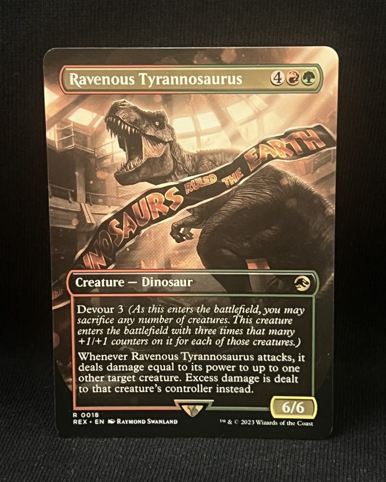 Ravenous Tyrannosaurus (Borderless) - MTG Proxy Universes Beyond ...