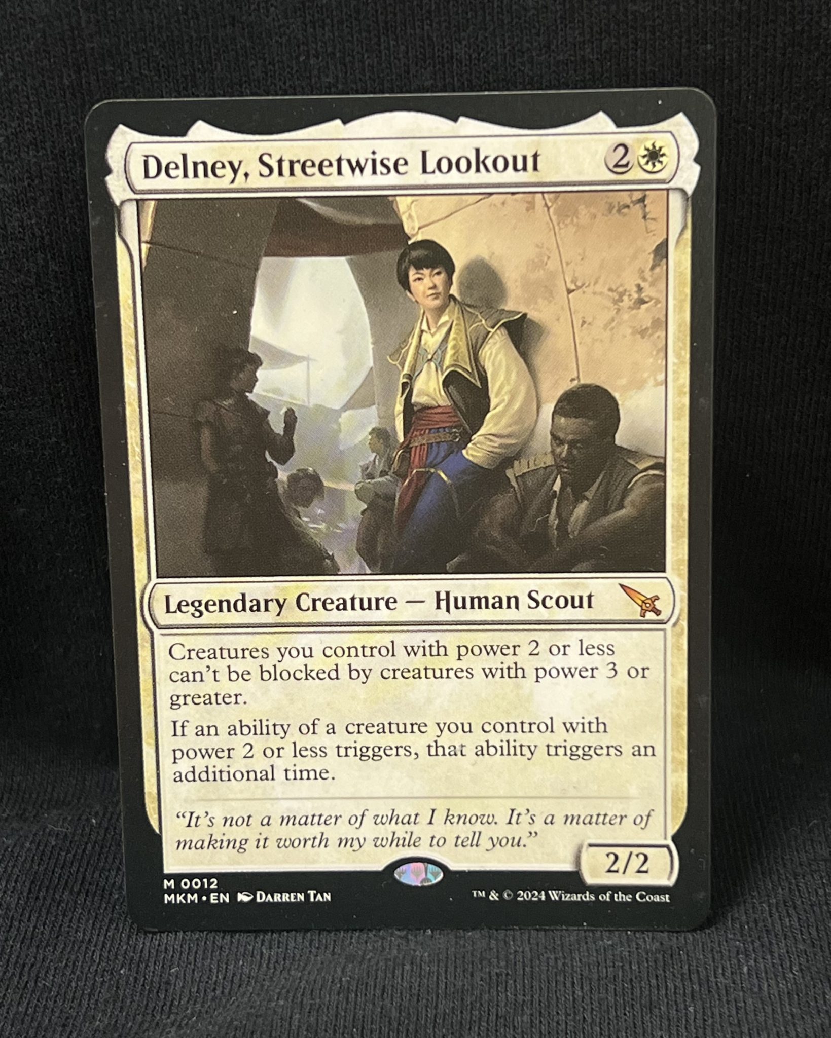 Delney, Streetwise Lookout - MTG Proxy Murders at Karlov Manor - Proxy King