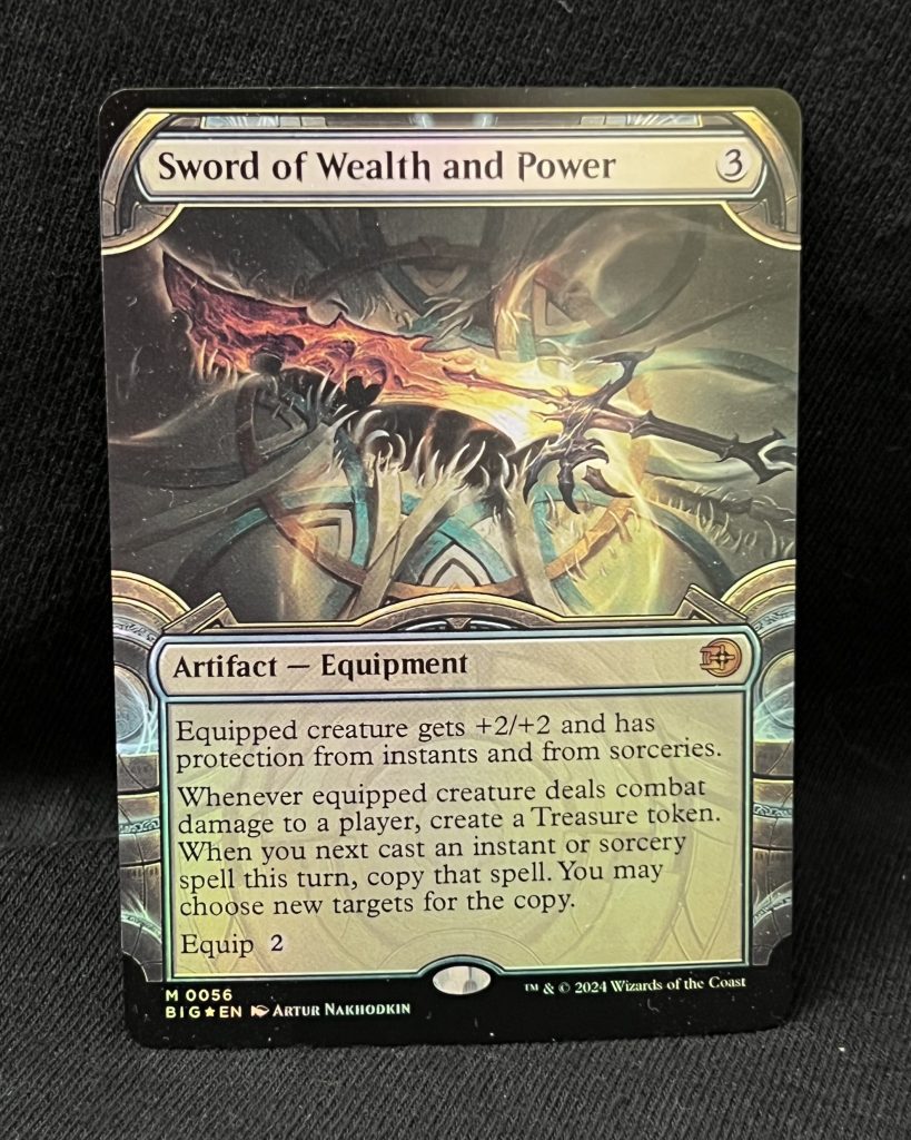 Sword of Wealth and Power (FOIL Showcase) - MtG Proxy Outlaws of Thunder Junction: The Big Score ...