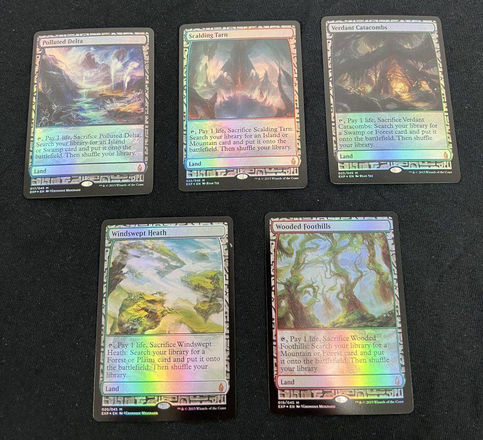 Fetch Land Set (FOIL) - MTG Proxy Zendikar Expeditions - Proxy King