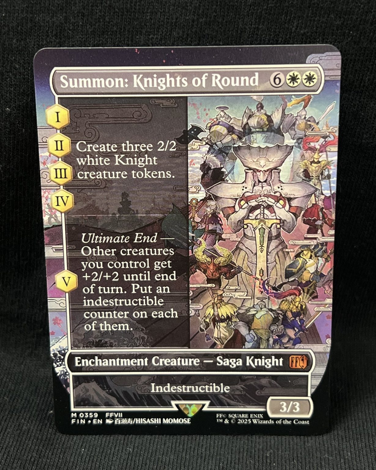 Summon: Knights of Round (Borderless) - MTG Proxy FINAL FANTASY - Proxy ...