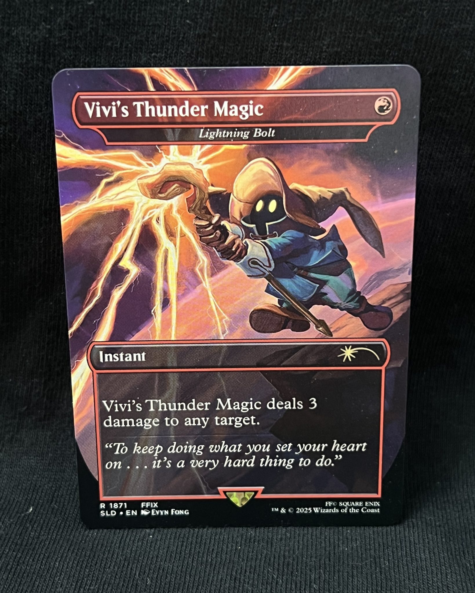 Vivi's Thunder Magic - Lightning Bolt - MTG Proxy SLD - Proxy King
