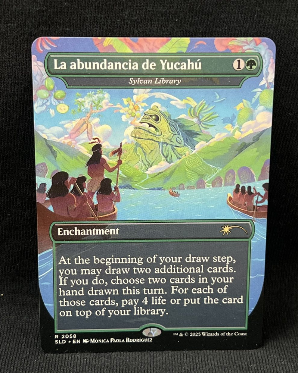 La abundancia de Yucahú - Sylvan Library - MTG Proxy SLD - Proxy King