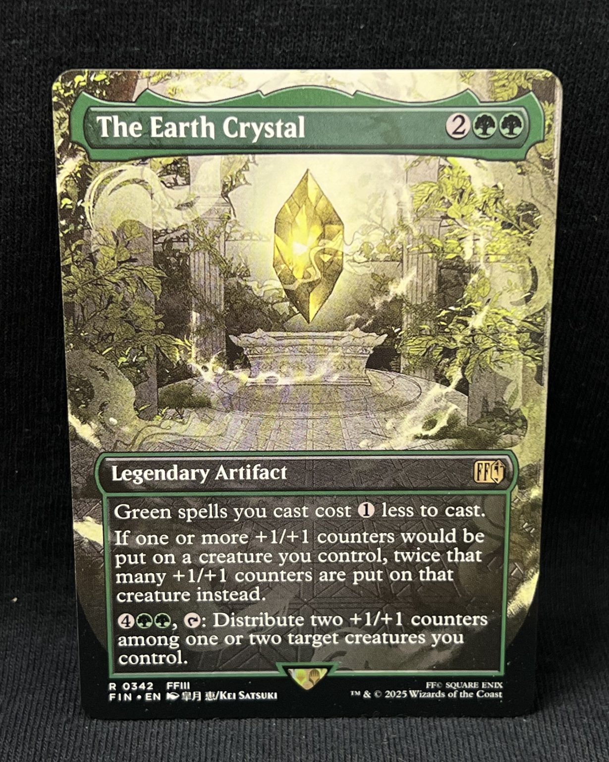 The Earth Crystal (Borderless) - MTG Proxy FINAL FANTASY - Proxy King